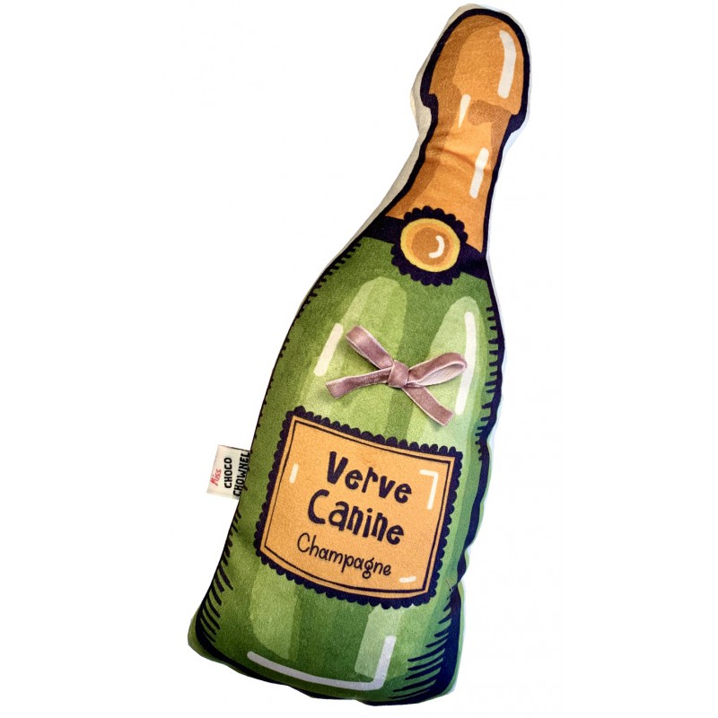 Champagne dog toy, Veuve Clicquot champagne dog toy, Funny dog ...
